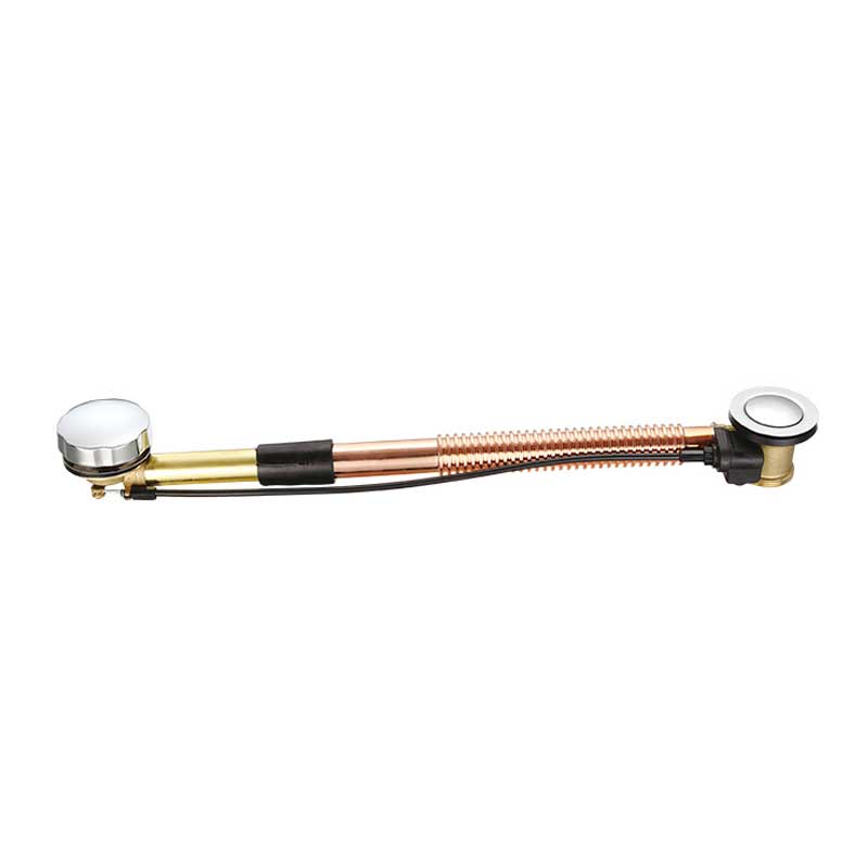 Copper Cable Drive Bathroom Overflow & Water Drains Kit, SK200S2 ...