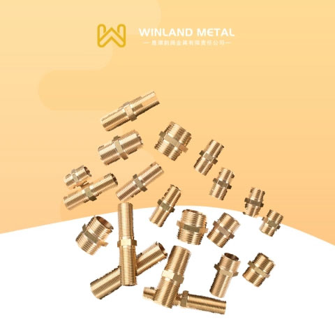 Brass Male Adapter (Threaded Both Ends) | Winland Metal
